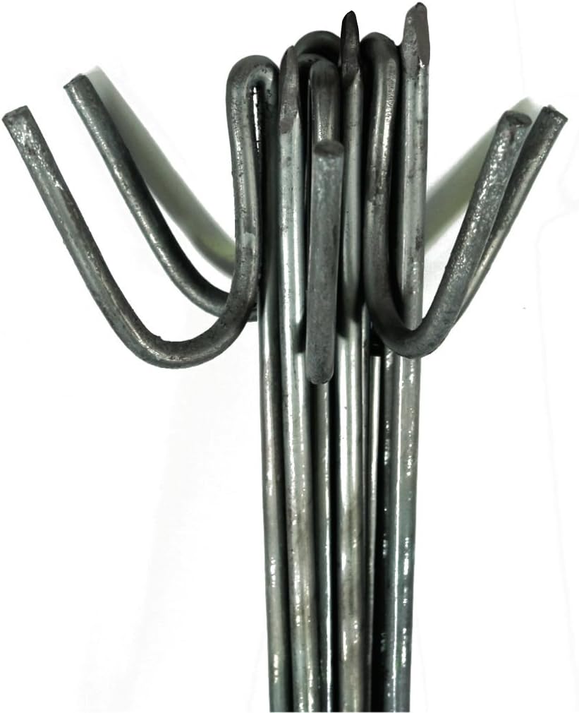 Suregreen Steel Fencing Pin | 1.2M Long | 8mm Thick | 10 Pack of Steel ...