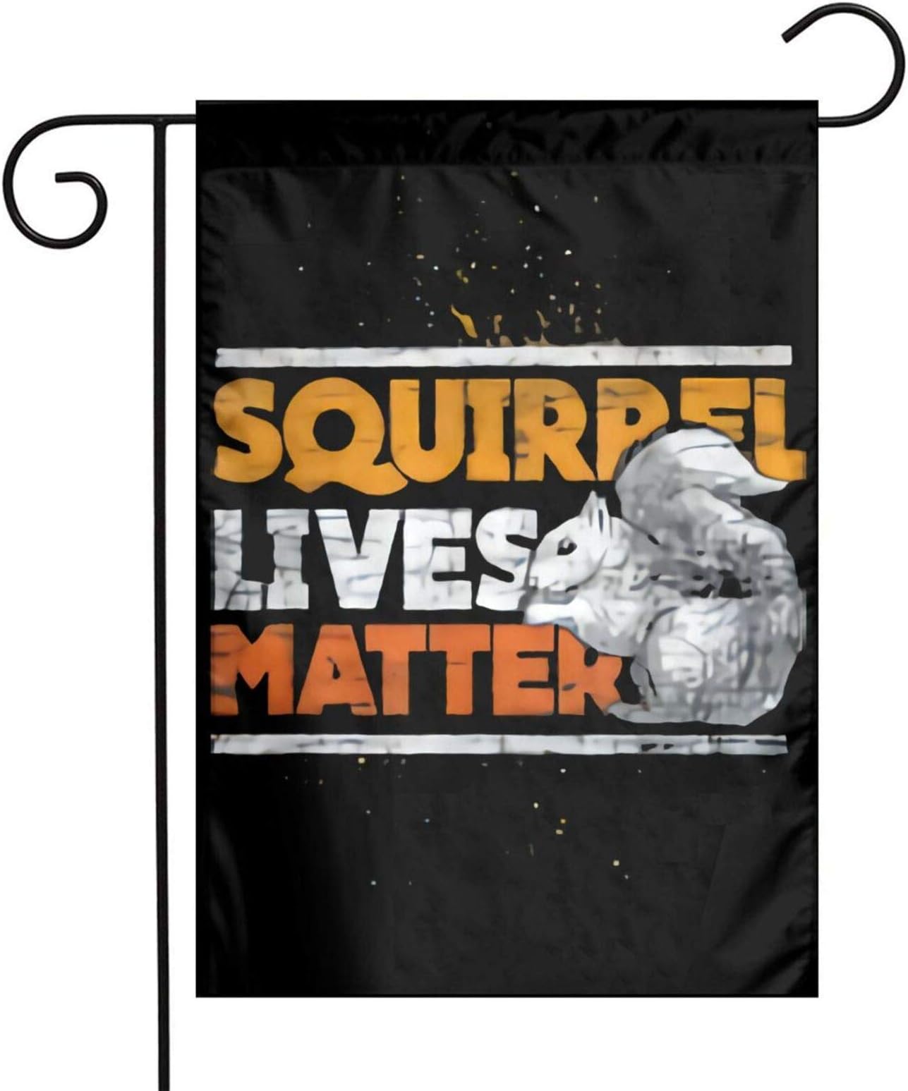 Amazon.com : Squirrel Garden Welcome Flag 12x18 Vertical Double Sided ...