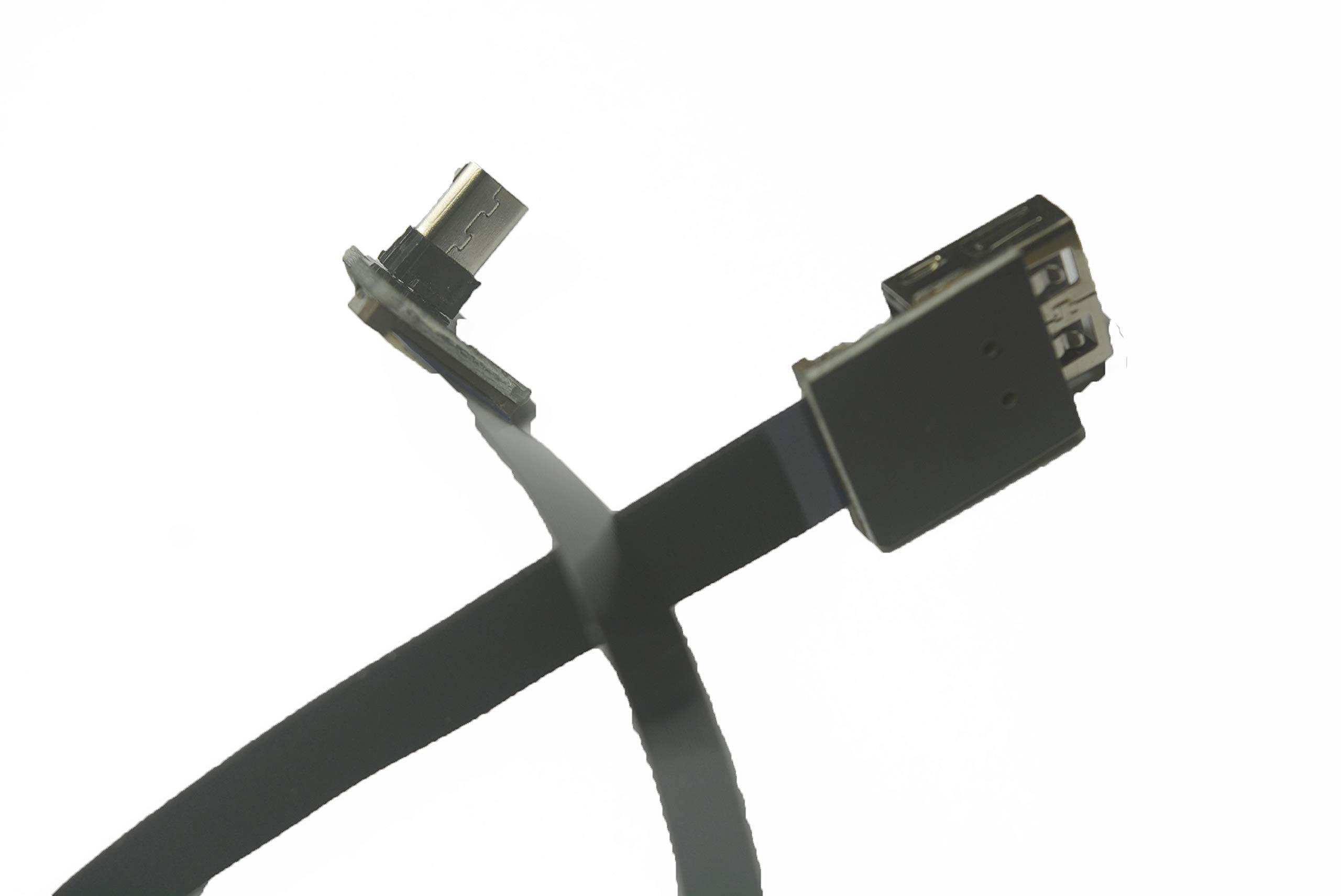 Amazon.com: Permanent Flat Soft Thin Ribbon FFC OTG USB Cable Micro USB ...