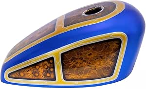 Amazon.com: Gas Tank Cover Low Rider #7 Simonkustom, fits on Harley ...