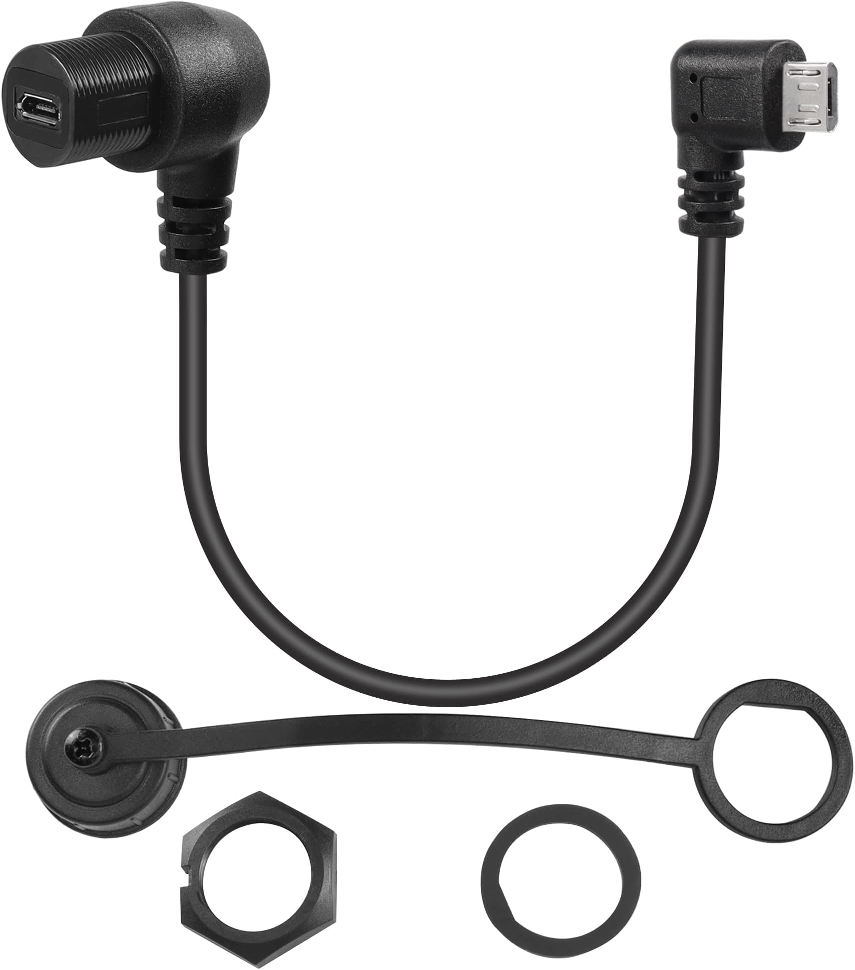 Amazon.com: QIANRENON USB C & USB 3.0 Threaded Fixed Embedded Car ...