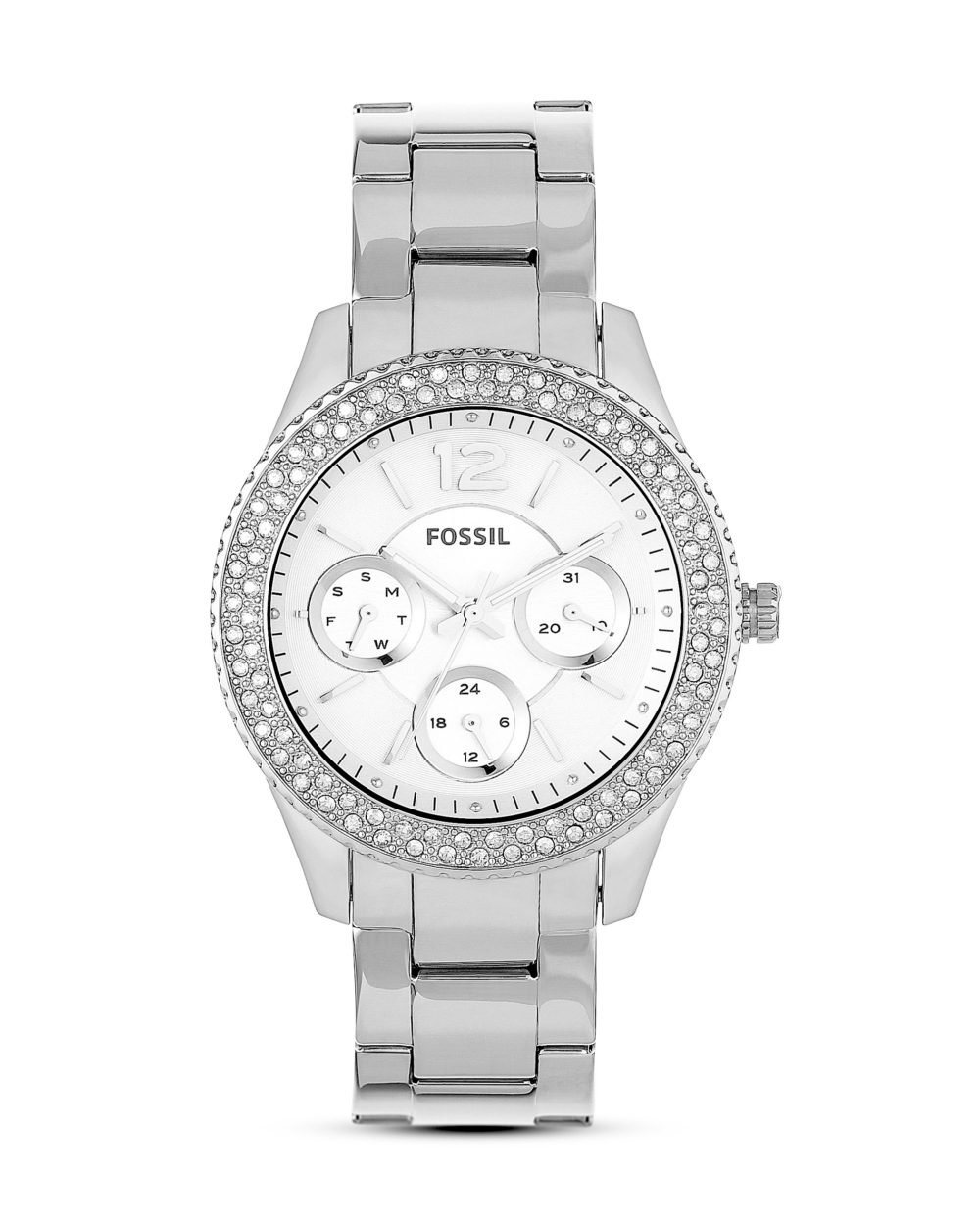 Fossil Stella Analog Silver Dial Women's Watch - ES3588 : Amazon.in ...
