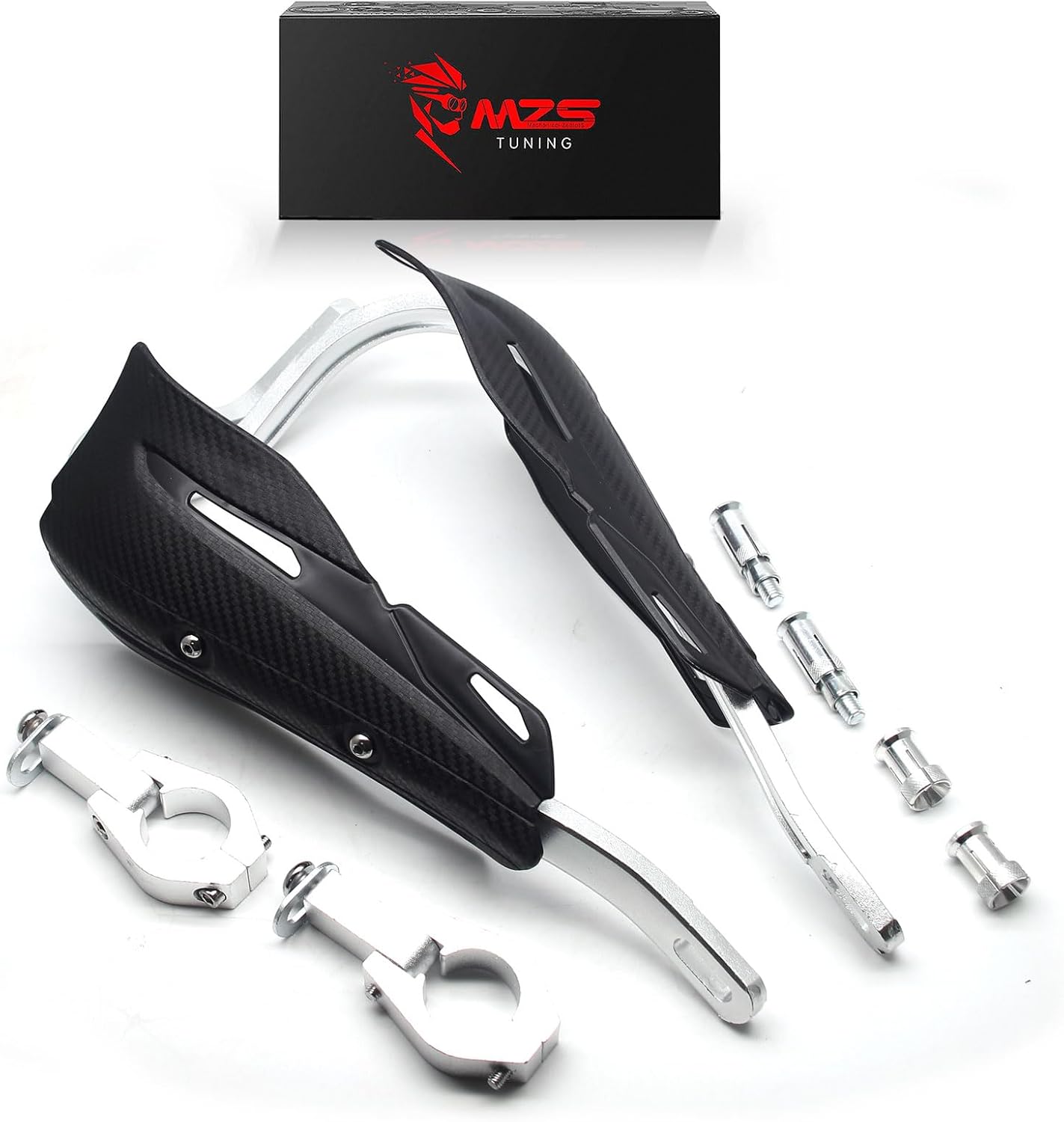 Amazon.com: MZS Motorcycle Handguards, Dirt Bike Hand Guards Aluminum ...