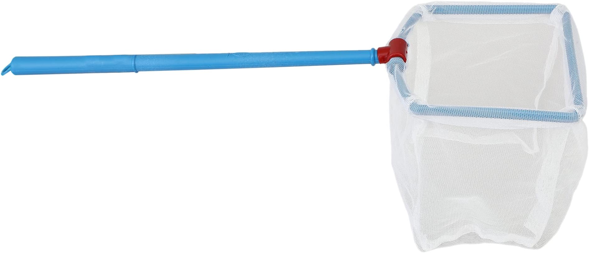 RIA Aquarium Fish Catching Net (39cm x 11cm) with Long Blue Handle and ...