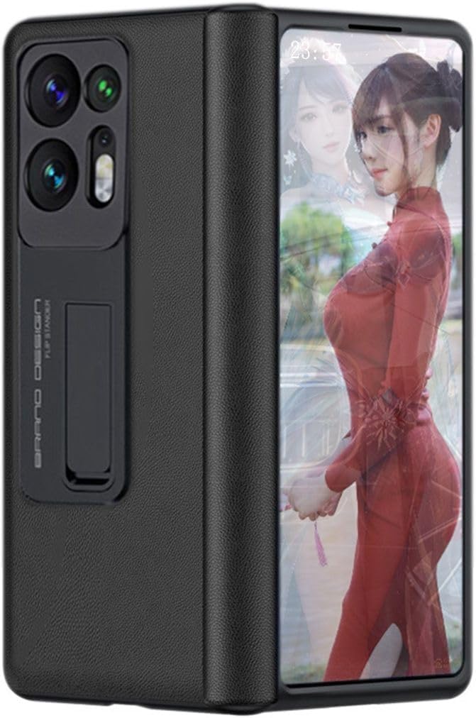 Amazon.com: TECSHINE Leather Case for Oppo Find N2 5G, Hinged Cover for ...