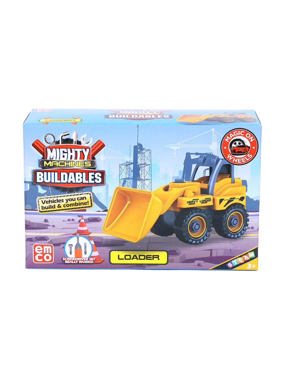 Buy Mighty Machines Buildables -Loader|Build&Combine Vehicle|Easy to ...