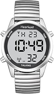 Hearkent Atomic Digital Talking Watch British English Speaking Pleasant ...