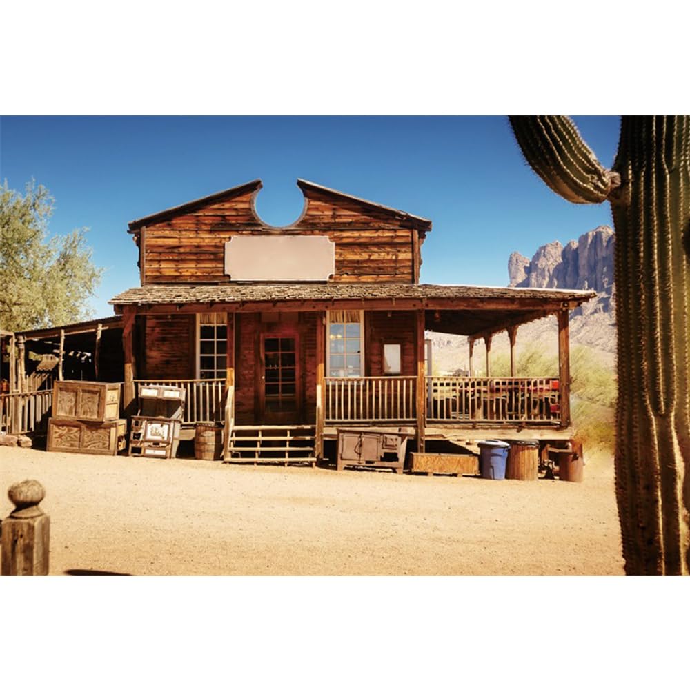 Amazon.com : Caaerttply Western Town Backdrop for Photography Old Wild ...