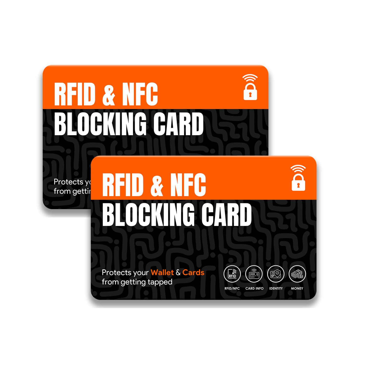 tinydabba NFC Blocking Cards (2-Pack) | Ultra Thin Contactless Card ...