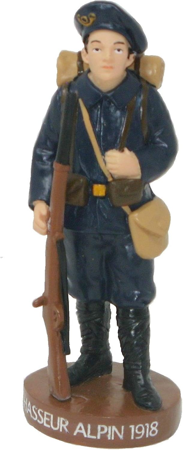 Reproduction Statue French Alpine Hunter 1914/1918 Colours 13.5/4.5/4.5 ...