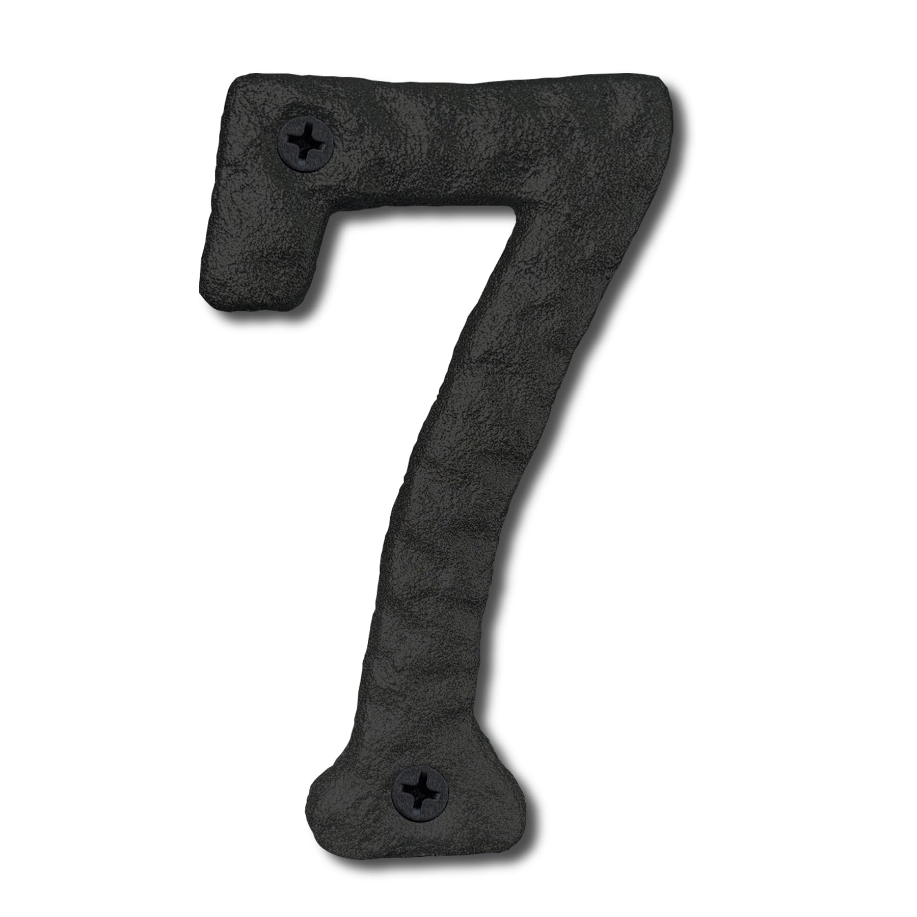 Amazon.com: Cobata 4 inch Cast Iron Mailbox Numbers - Screw In & Hammer ...