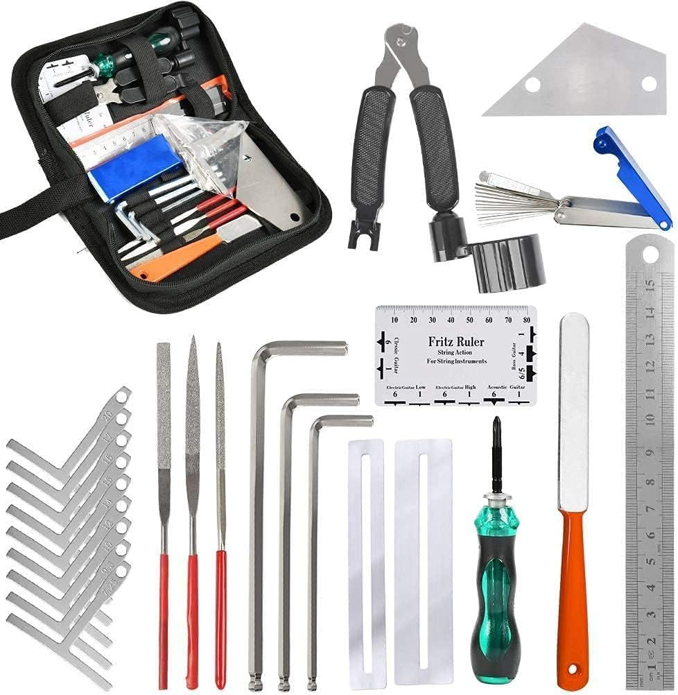 Amazon.com: TIMESETL Guitar Repairing Maintenance Tools Kit String ...