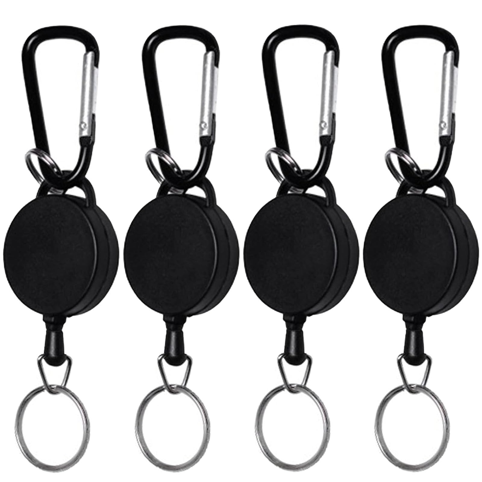 JYTDBCS Retractable Badge Reels, Retractable Keyring Extendable Key ...
