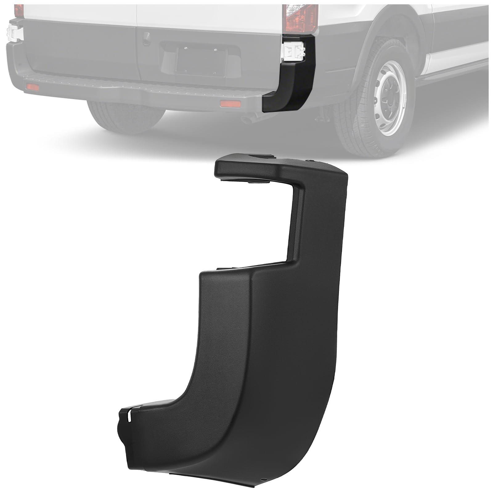 Amazon.com: HECASA Rear Bumper Side End Cap Cover Compatible with 2015 ...