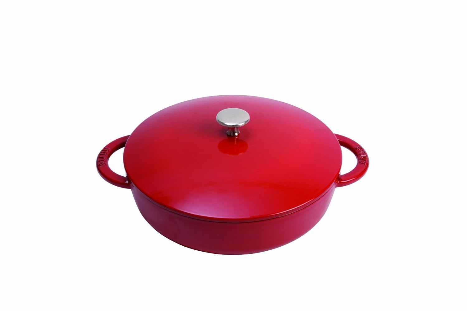 Buy Staub 2.5-Quart Hexagon Saute Pan/Braiser, Cherry Online at Low ...