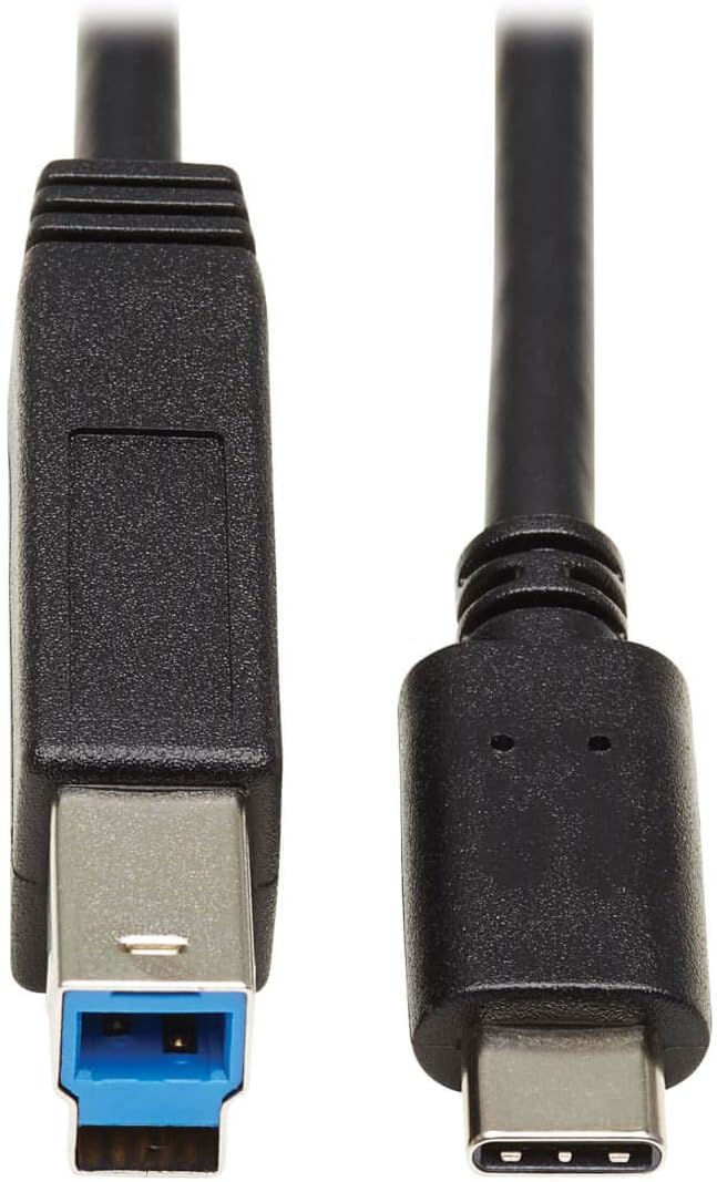 Amazon.com: Tripp Lite USB C to USB Type B Cable USB Type C 3.1 Gen 2 ...