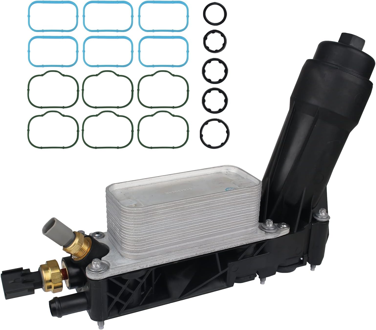 Amazon.com: Genuine Chrysler 5184294AE Engine Oil Filter Adapter,Black ...