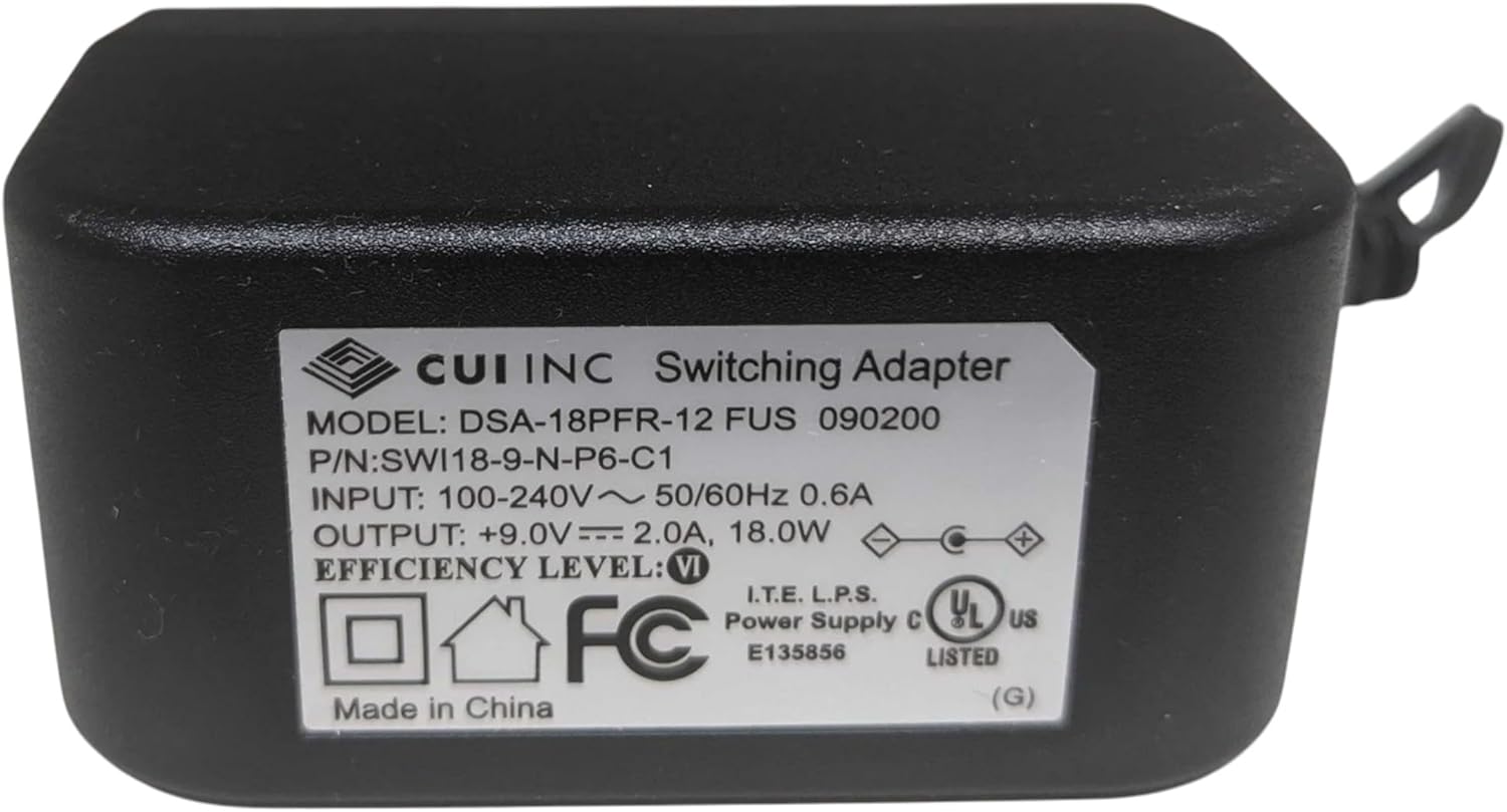 Amazon.com: Original Replacement 9V AC/DC Adapter for AT&T IFWA40 ...