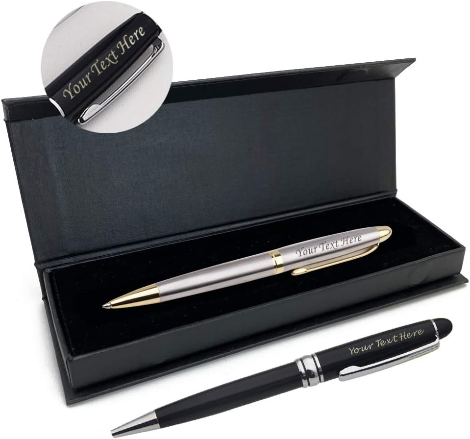 Amazon.com : 1314 Free Engraving pen Personalized custom pens Roller ...