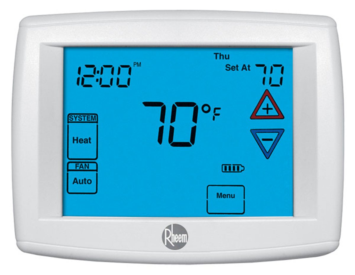 Rheem 500-Series Touchscreen Communicating Programmable Thermostat ...