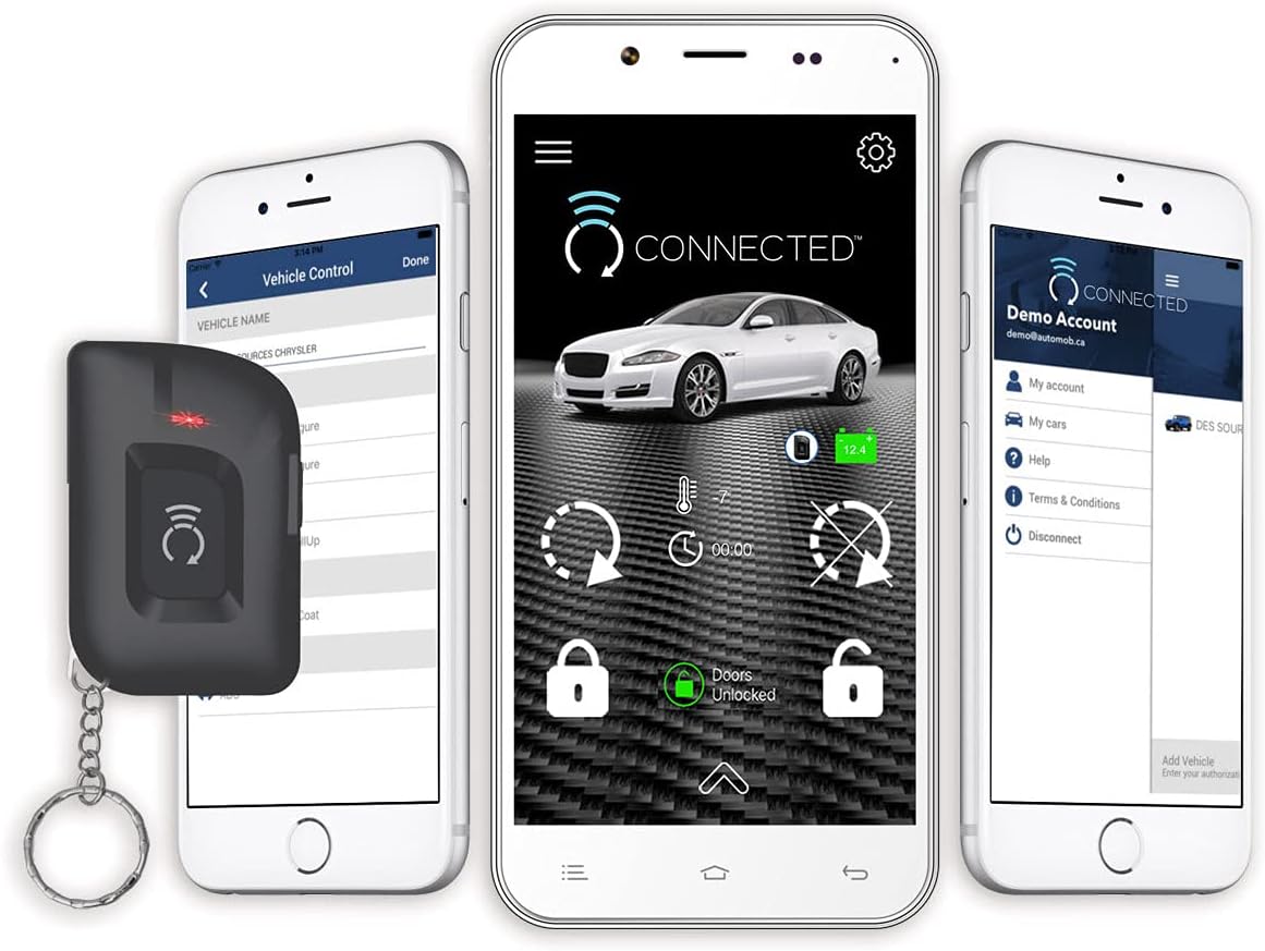 Amazon.co.jp: スマホアプリで操作、異常時もスマホに通知 長距離レンジ(2.5km) CARLINK Smart Control ...