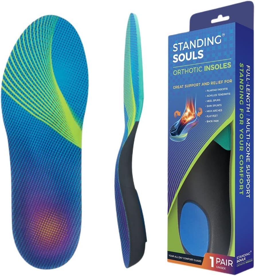 Amazon.com: Standing Souls™ Orthotic Insoles - Pain Relief for Plantar ...