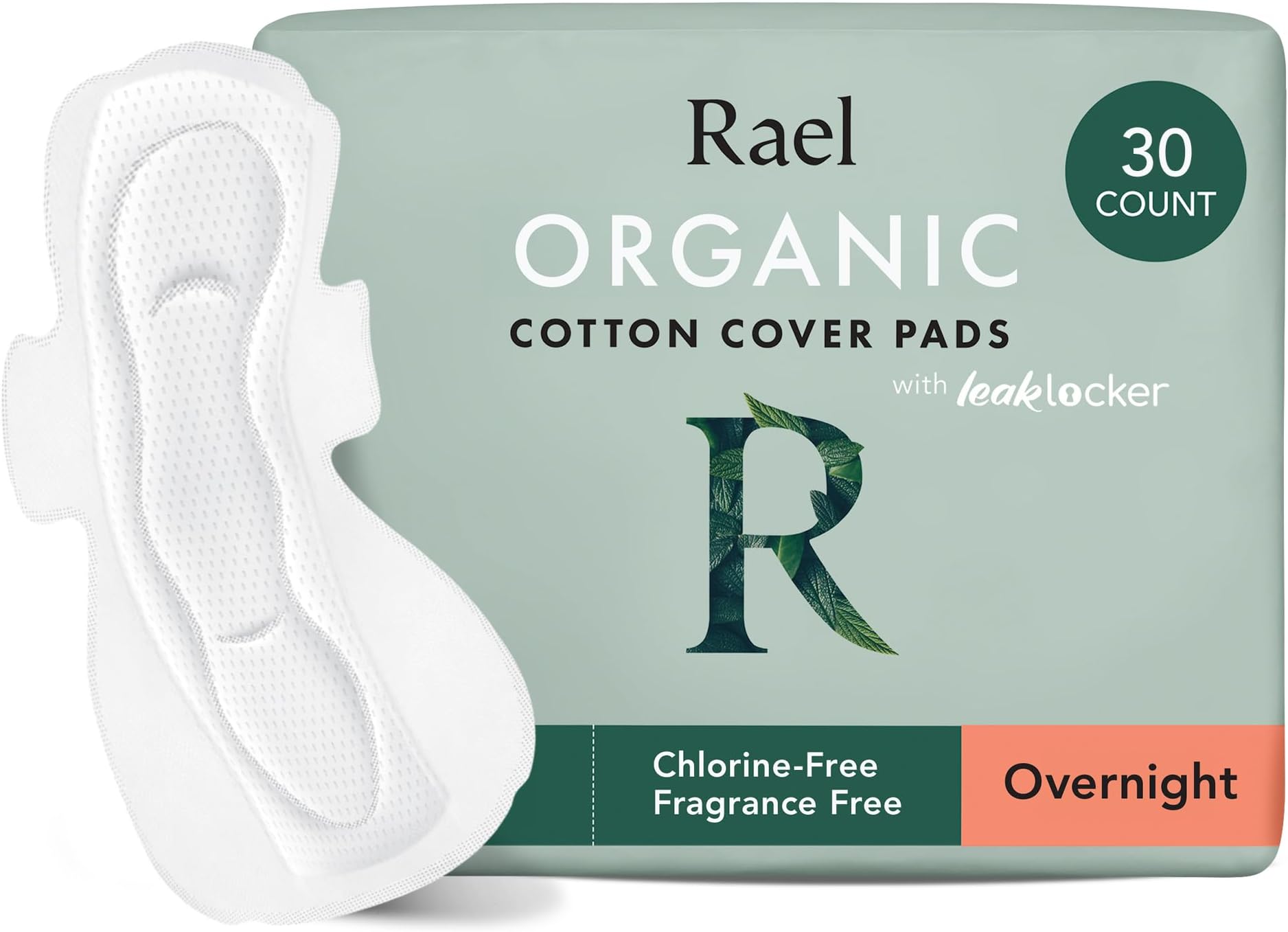 Amazon.com: Rael Pads for Women, Organic Cotton Cover - Period Pads ...