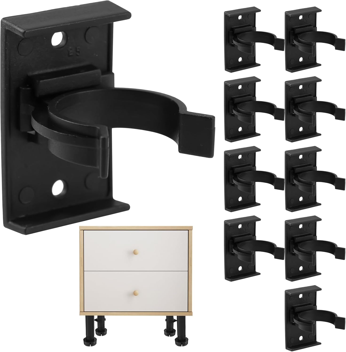 Kitchen Plinth Clips, 10pcs Plinth Clips Skirting Board Clips Bath ...