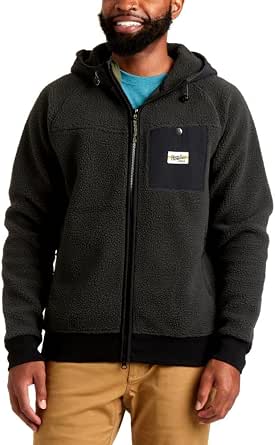 Howler Brothers Men's Chisos Fleece Parka, Kettle Black (US, Alpha ...