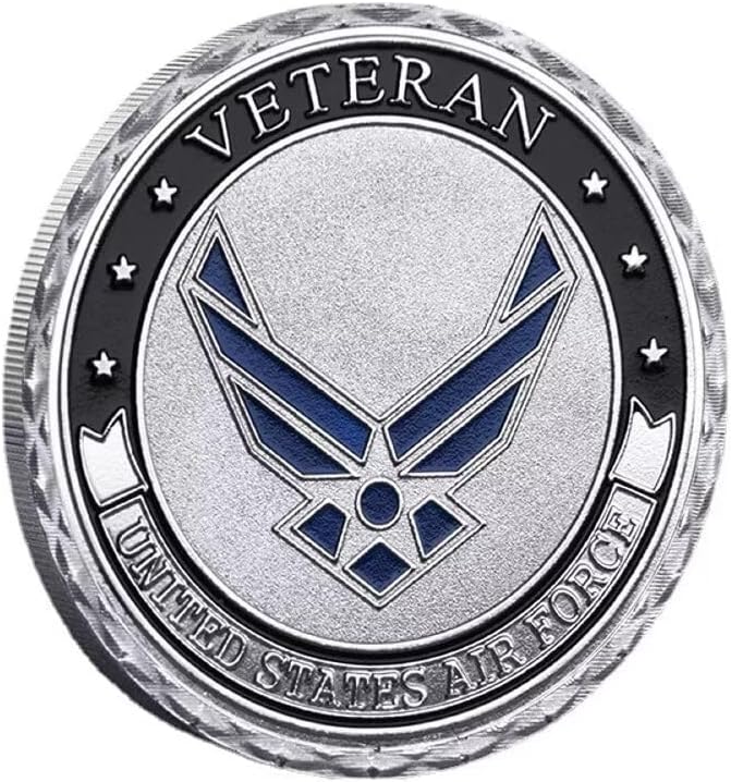 Amazon.com: USAF U.S. Air Force Veteran Challenge Coin Military Gift ...