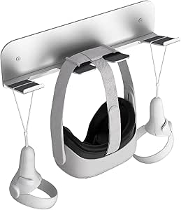 Amazon.com: Liboer Aluminum Alloy VR Headset Wall Mount for Oculus ...