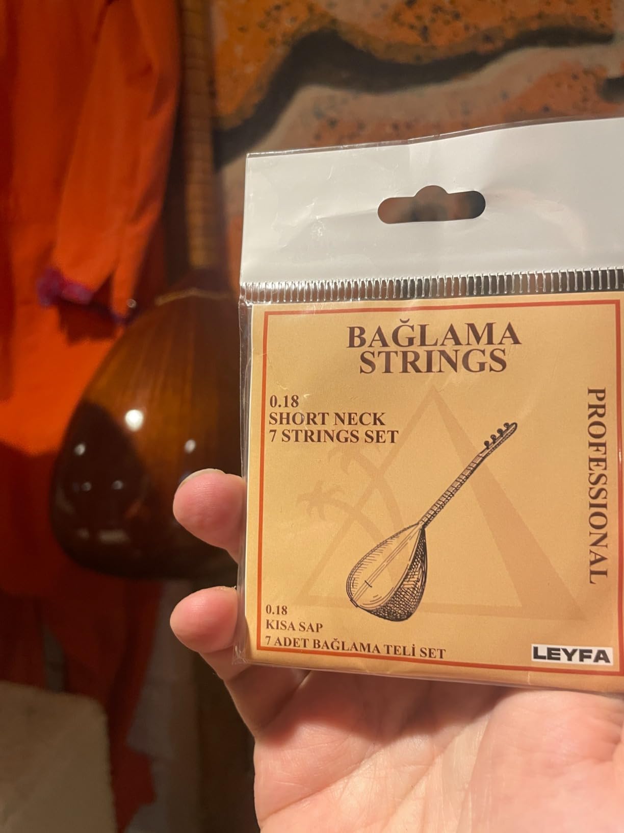 Amazon.com: LEYFA Saz Baglama Strings for Turkish Short Neck Baglama ...