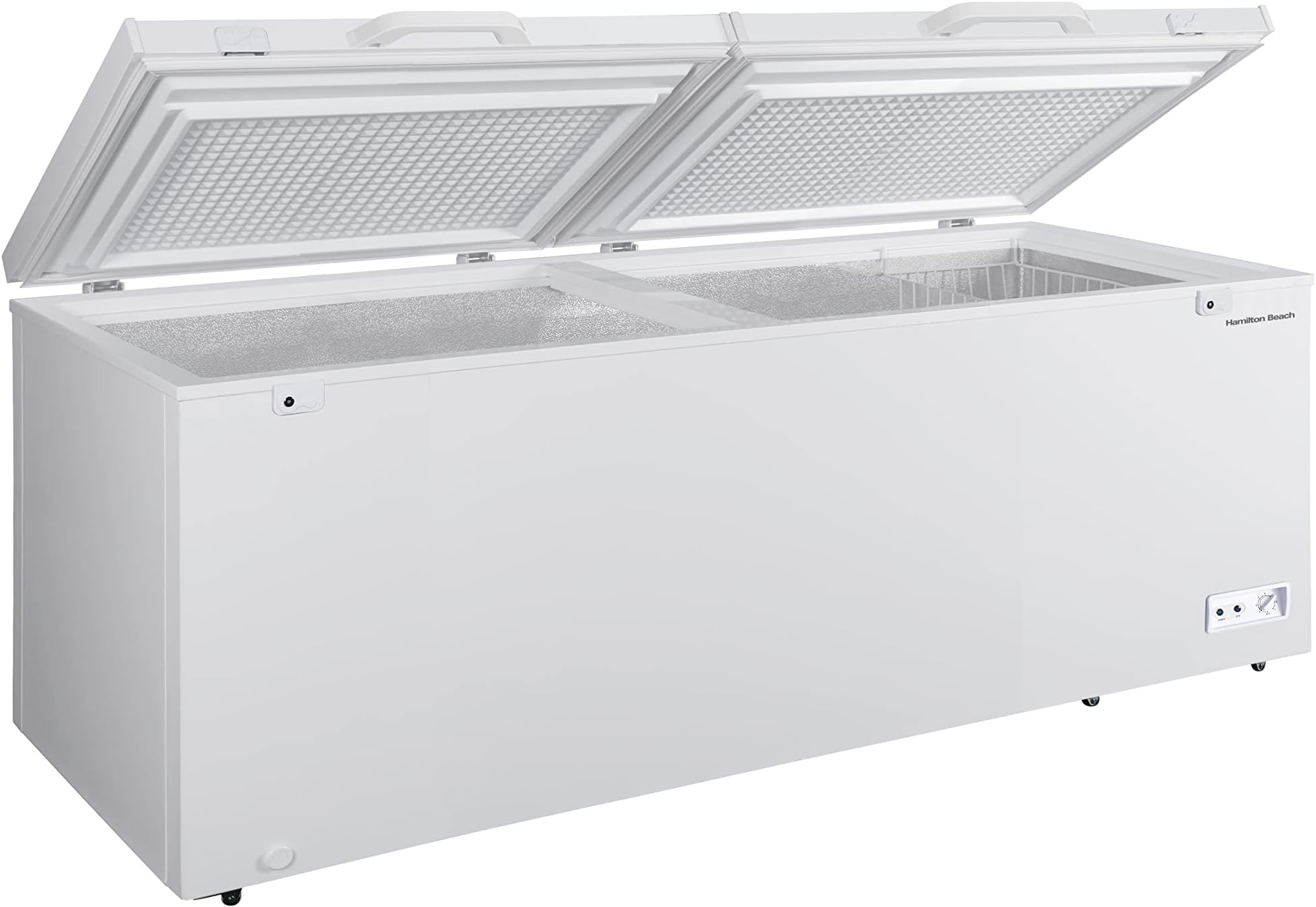 Amazon.com: Hamilton Beach 25 Cu. Ft. Garage Ready Chest Freezer, White ...