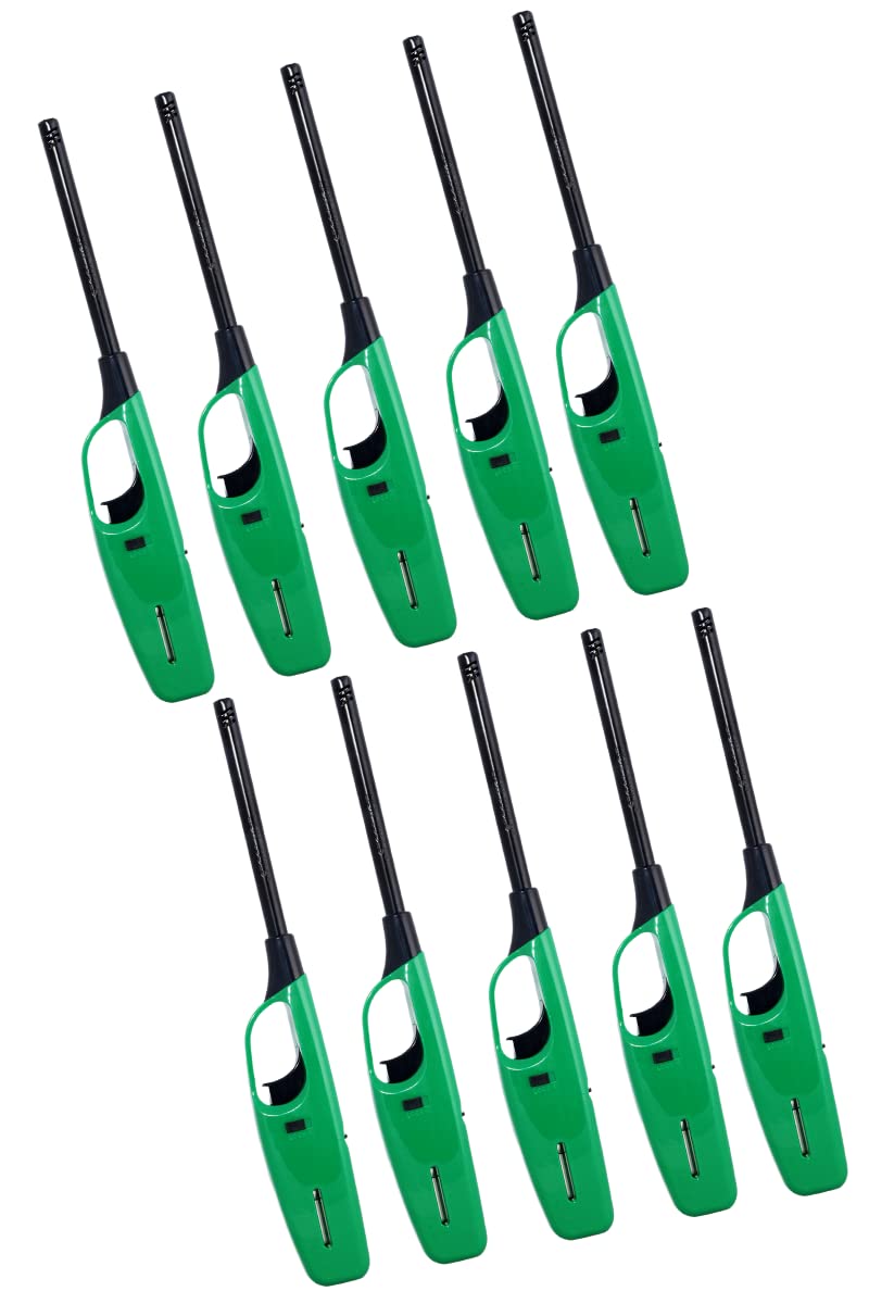 Pack 10 Encendedor de Cocina Largo 27 cm Recargable Multiuso Ojo EL ...