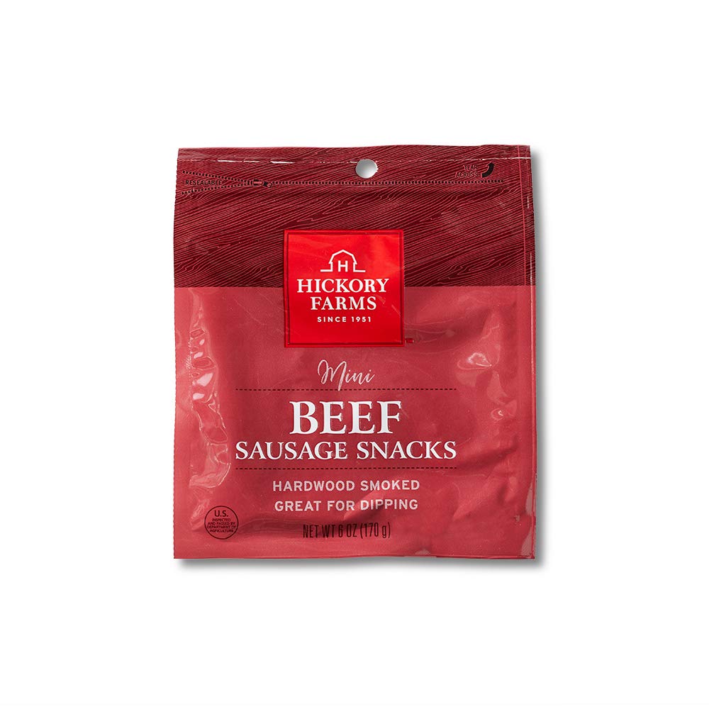 Amazon.com: Hickory Farms, Mini Beef Sausage Snacks, 6 Ounce : Grocery ...