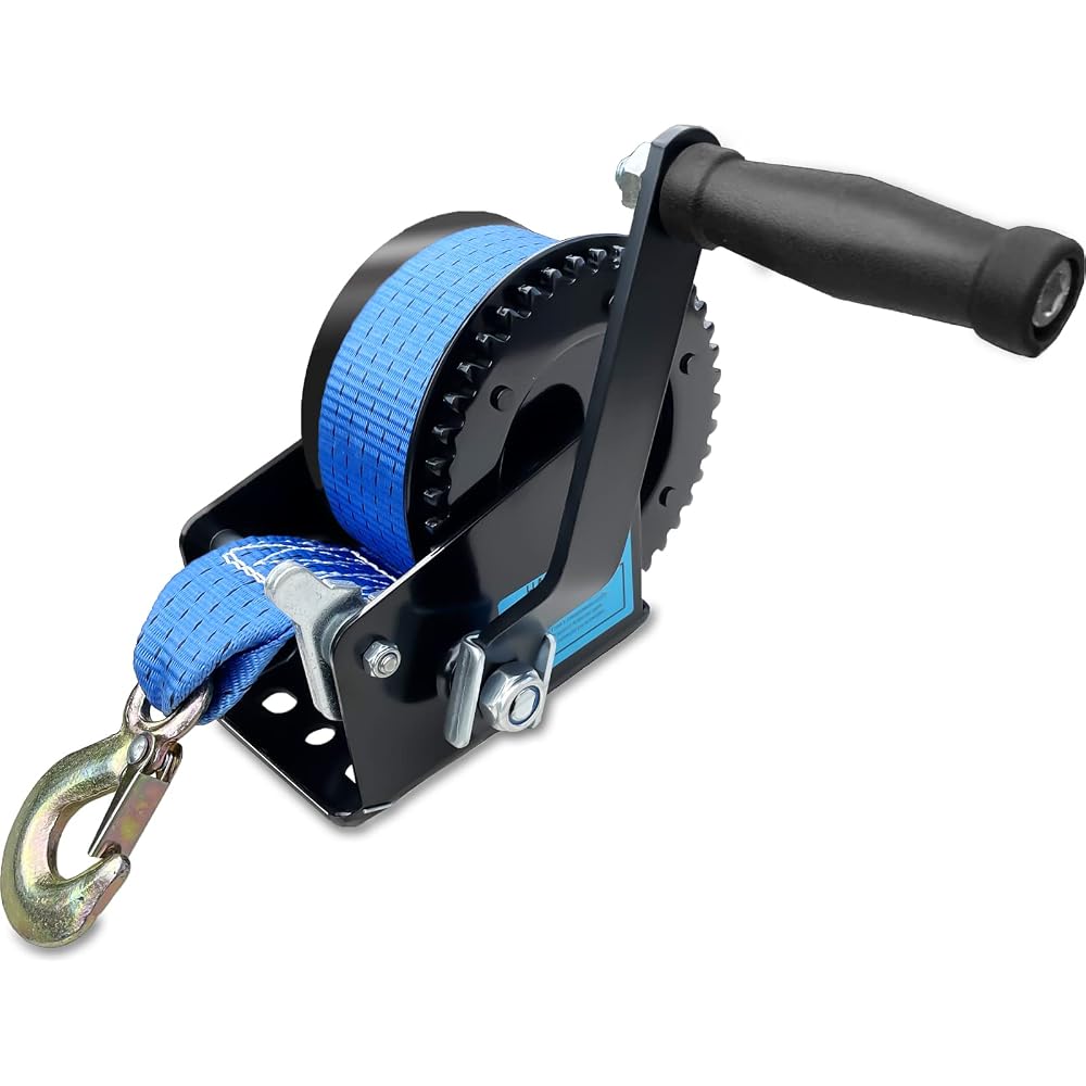 $9/mo - Finance AKRIXKIP Boat Trailer Winch 1600LBS Hand Winch with ...
