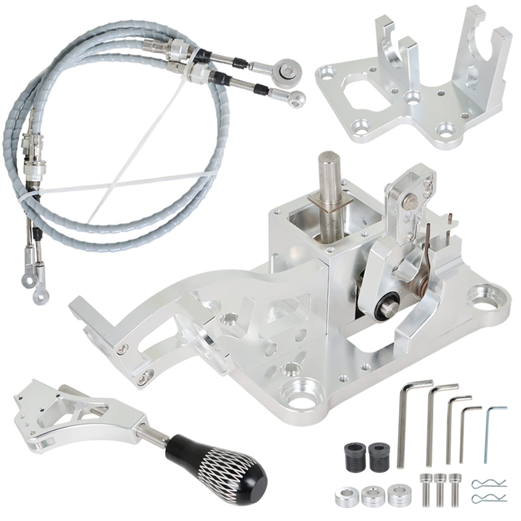 Amazon.com: Silscvtt Shifter Cables Trans Bracket Shifter Cables ...