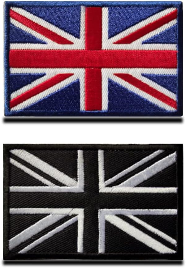 Amazon.com: EmbTao UK Circular Flag Patch Embroidered Great Britain ...