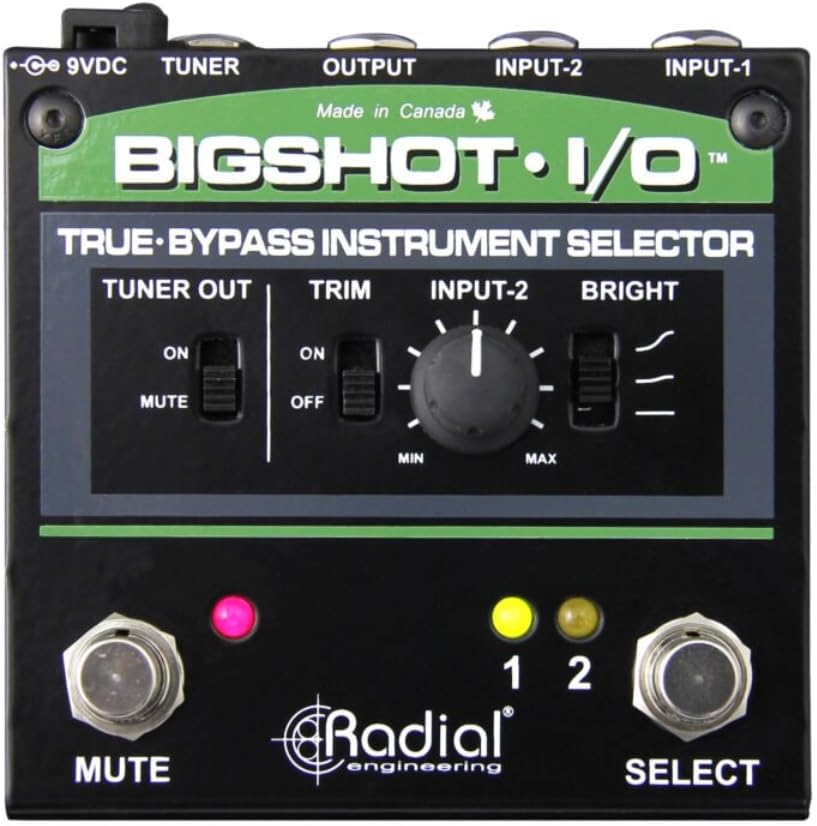 Amazon.com: Radial BigShot I/O True Bypass Selector Switch : Musical ...