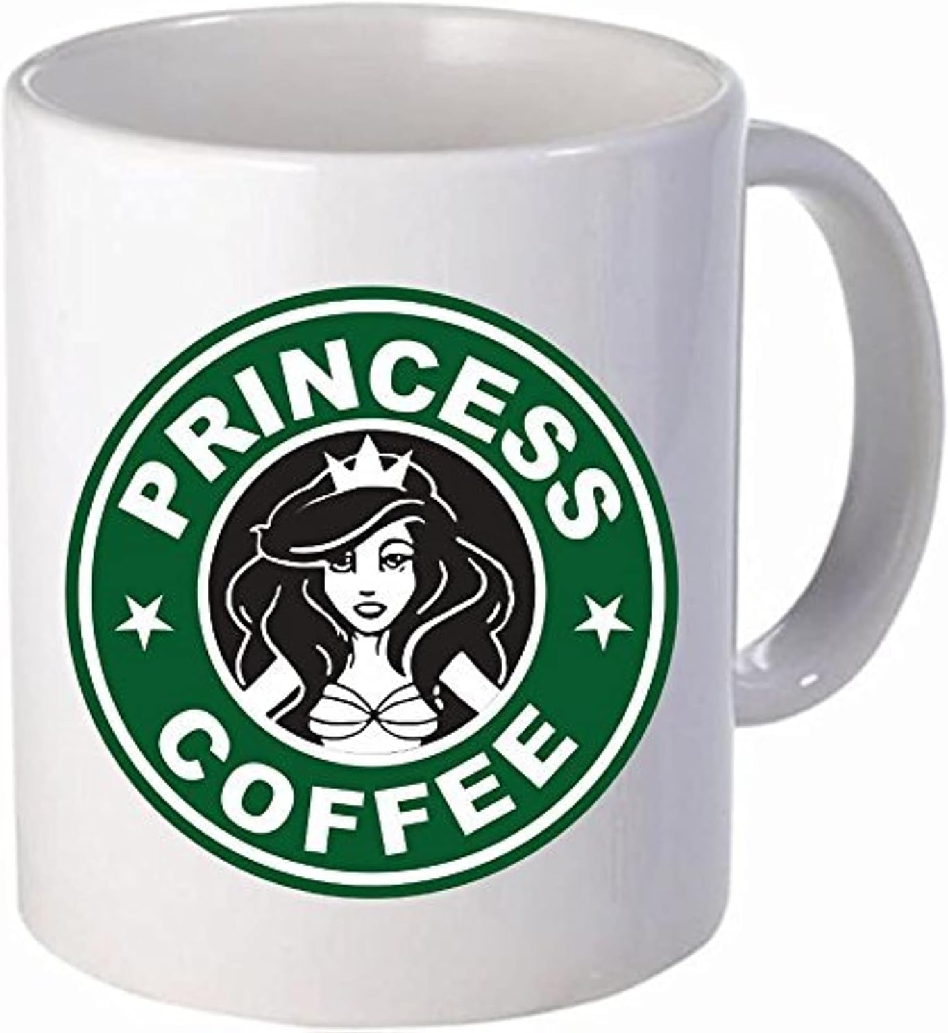 Amazon.com: Funny Coffee Mug Princess Coffee 11 Ounces White for Girls ...