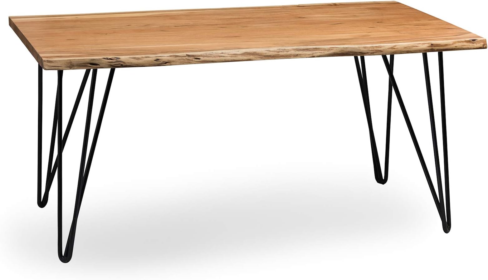 Amazon.com - HM&DX Industrial Solid Wood Dining Table,Rectangle Kitchen ...