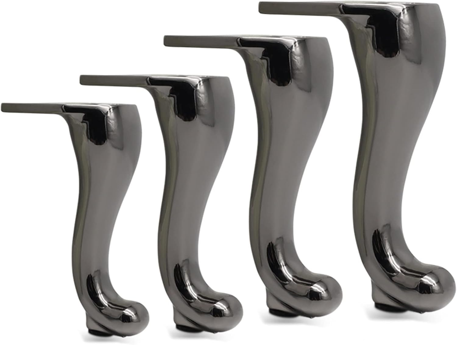 Amazon.com: Patas de metal para muebles de 6 pulgadas, patas de sofá ...
