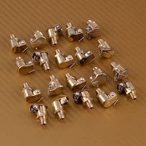 Amazon.com: 20Pcs M6x1mm Metric Male Thread Brass Grease Oil Cup Oiler ...