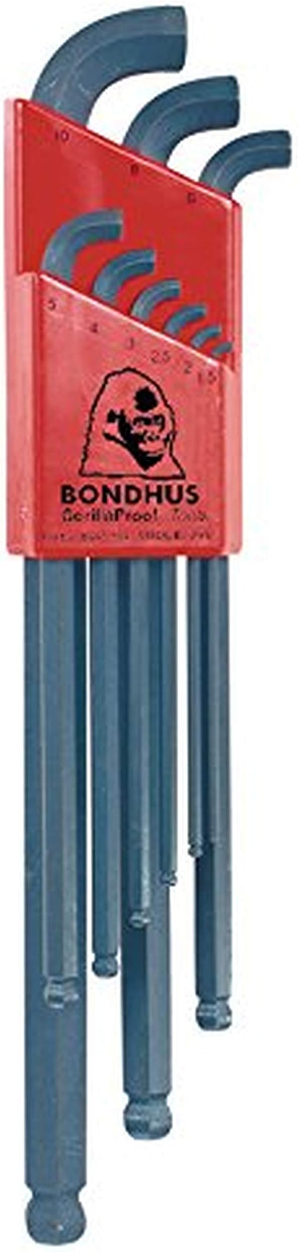 Sealey Ak7174 Hex Key Set 9Pc Extra-Long Stubby Element Metric : Amazon ...