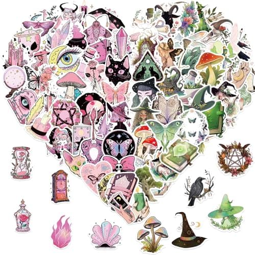 Amazon.com: 100 Pcs Midnight Magic Moon Stickers Fantasy Aesthetic ...