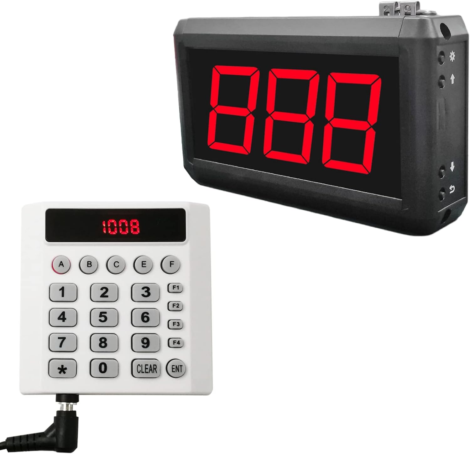 Amazon.com : Wireless Queue Calling System Pager Take A Number System ...