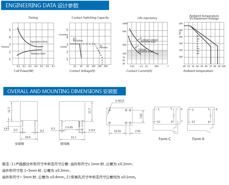 Amazon.co.jp: uxcell PCB電磁パワーリレー 汎用リレー DC 5V DPST 6ピン TL-4100-C-5V 10枚入り: DIY・工具・ガーデン