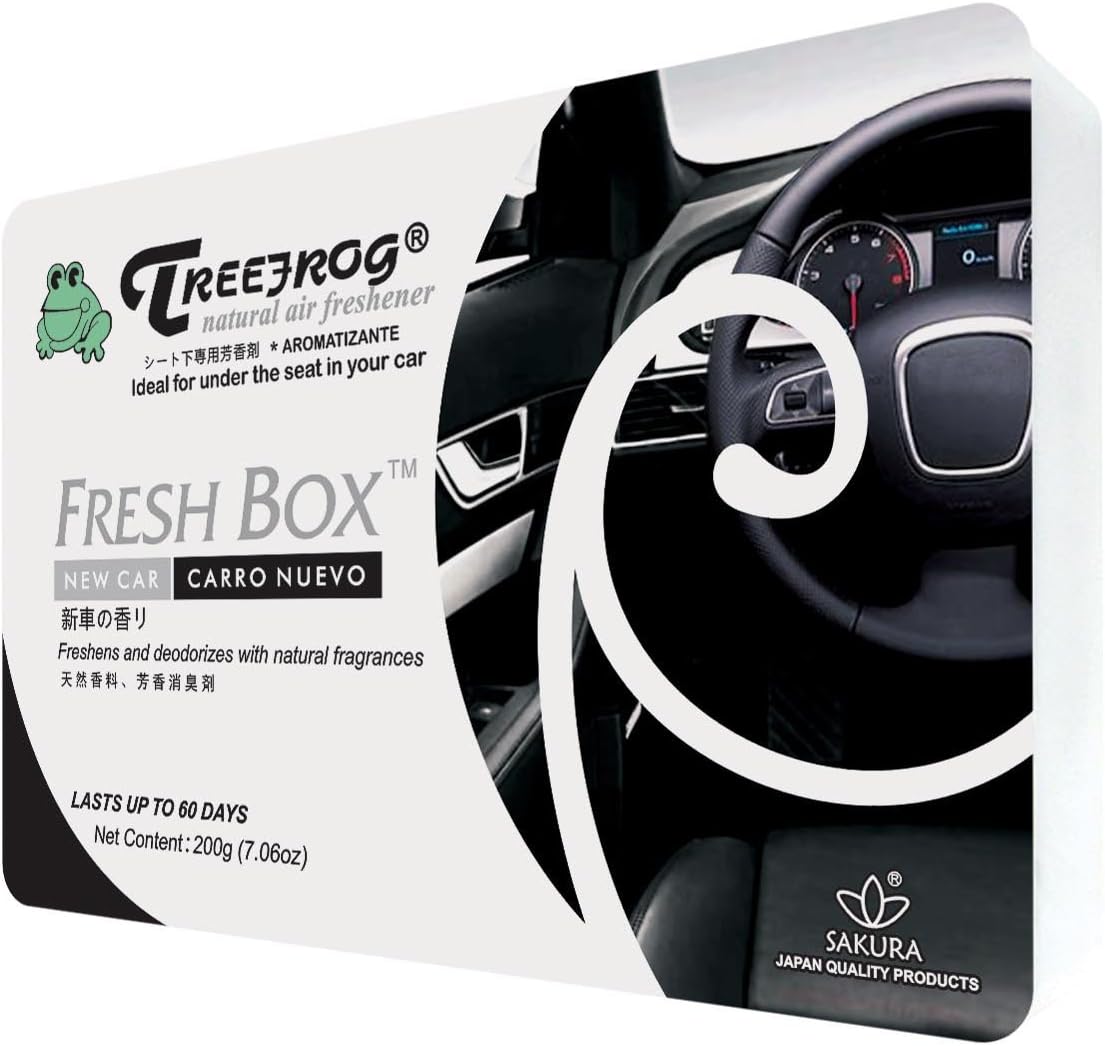 Amazon.com: Treefrog Natural Air Freshener New Car Scent : Automotive