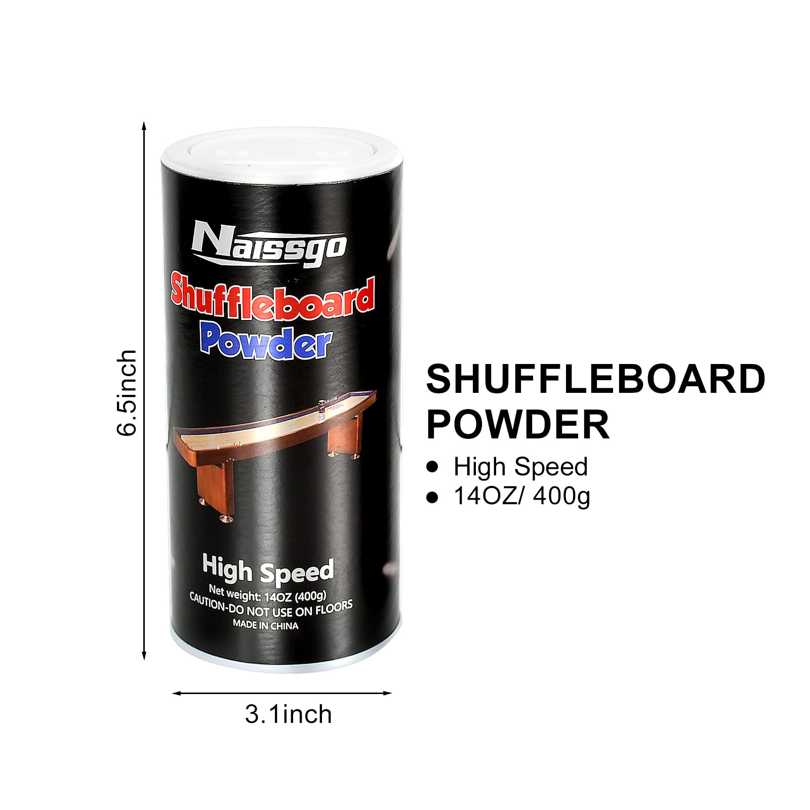 Snapklik.com : Naissgo Shuffleboard Sand Wax Shuffleboard Powder Set