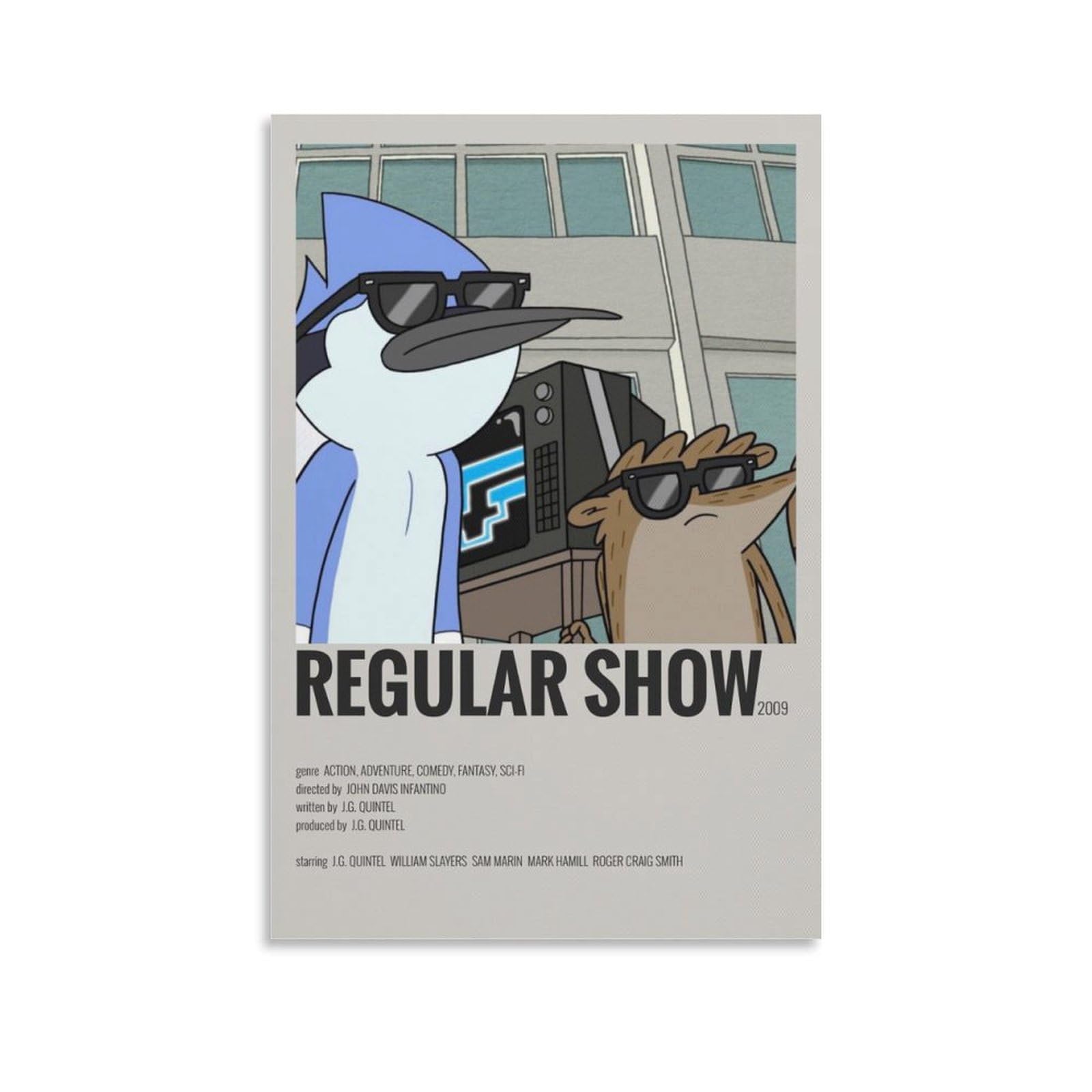 Amazon.com: Generic Regular Show Poster, TV Show Anime Posters (5) Room ...